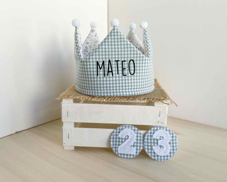 Corona + Camiseta Cumpleaños - Baby Eleven Handmade