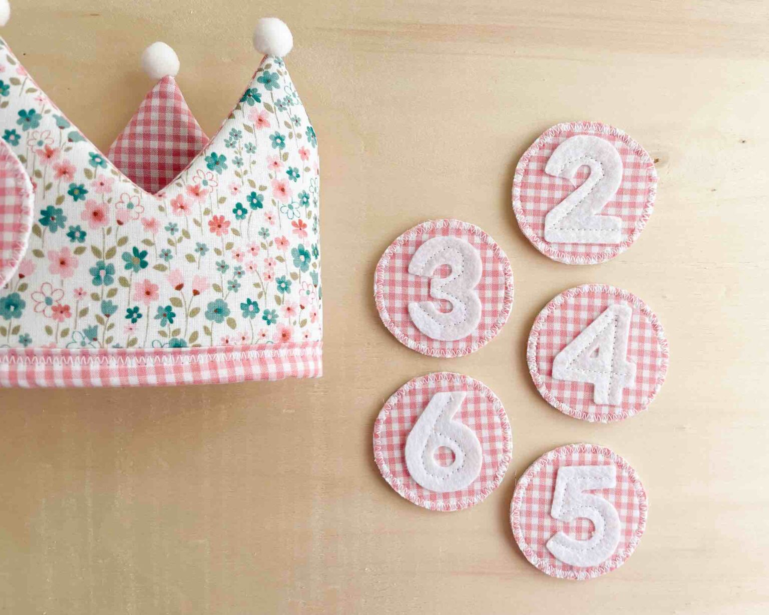Números Extra Corona Cumpleaños - Baby Eleven Handmade
