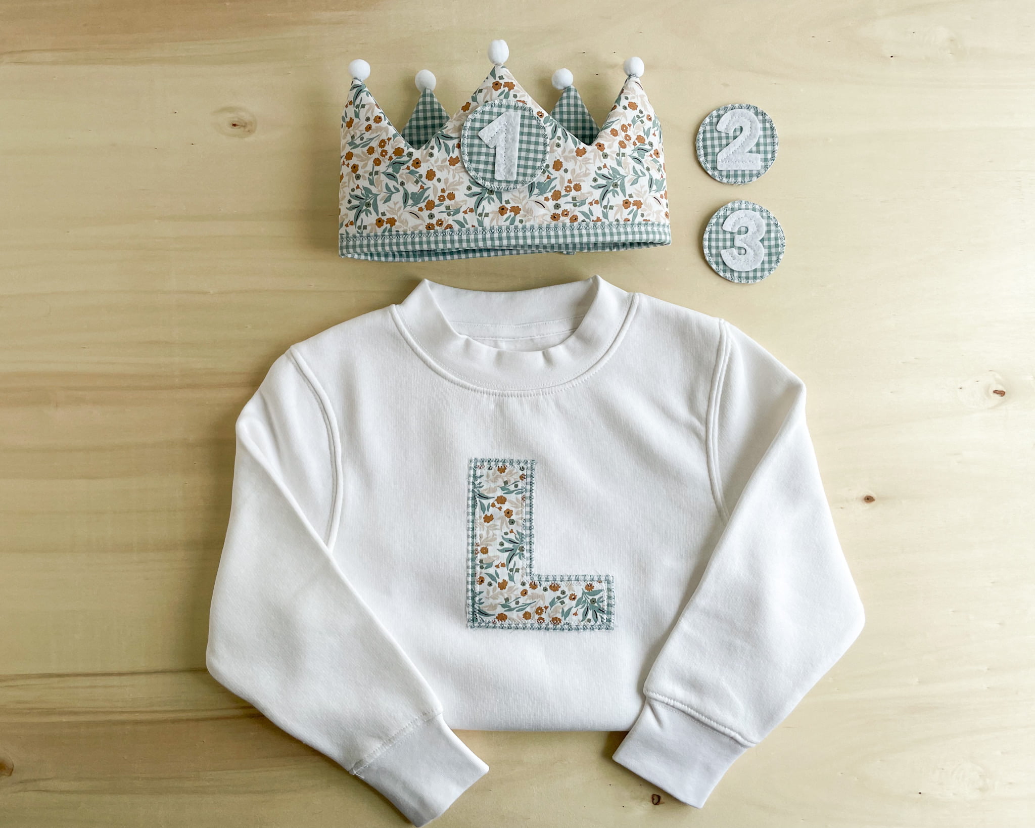 Corona + Sudadera Cumpleaños - Baby Eleven Handmade