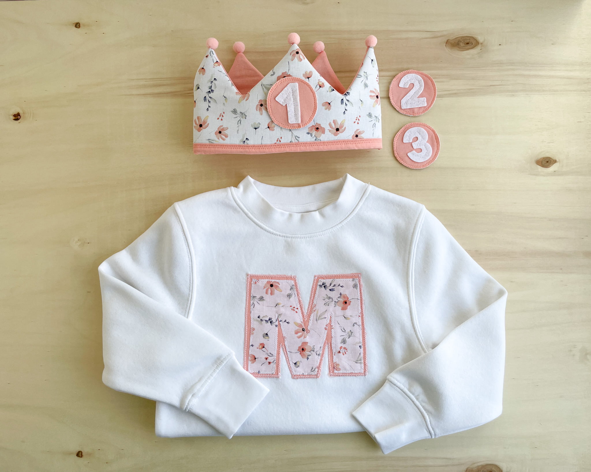 Corona + Sudadera Cumpleaños - Baby Eleven Handmade