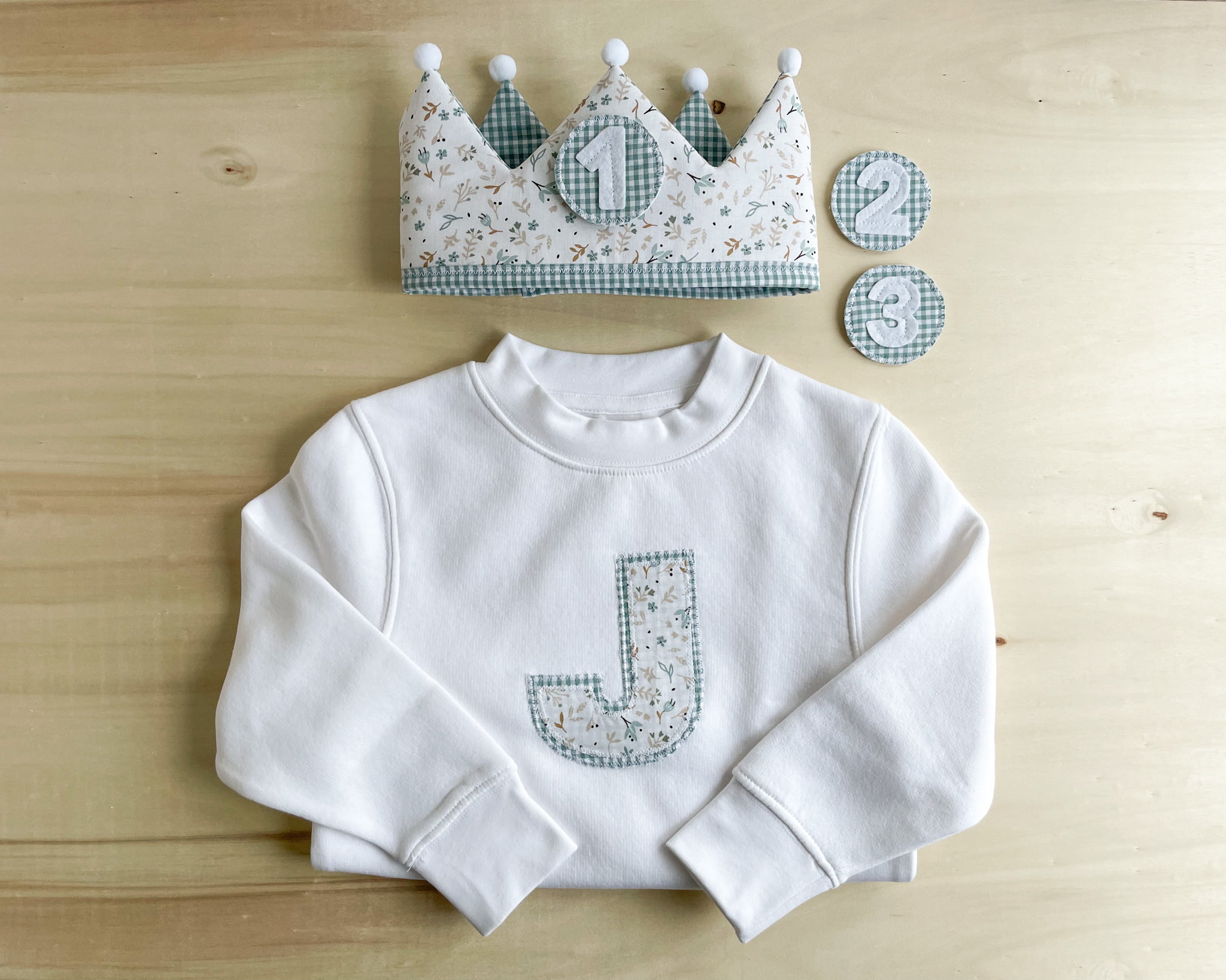 Corona + Sudadera Cumpleaños - Baby Eleven Handmade