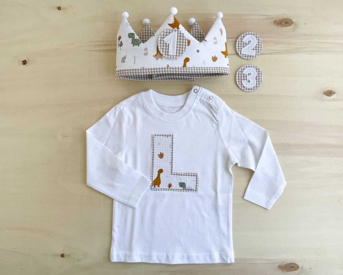 Corona + Camiseta Cumpleaños - Baby Eleven Handmade