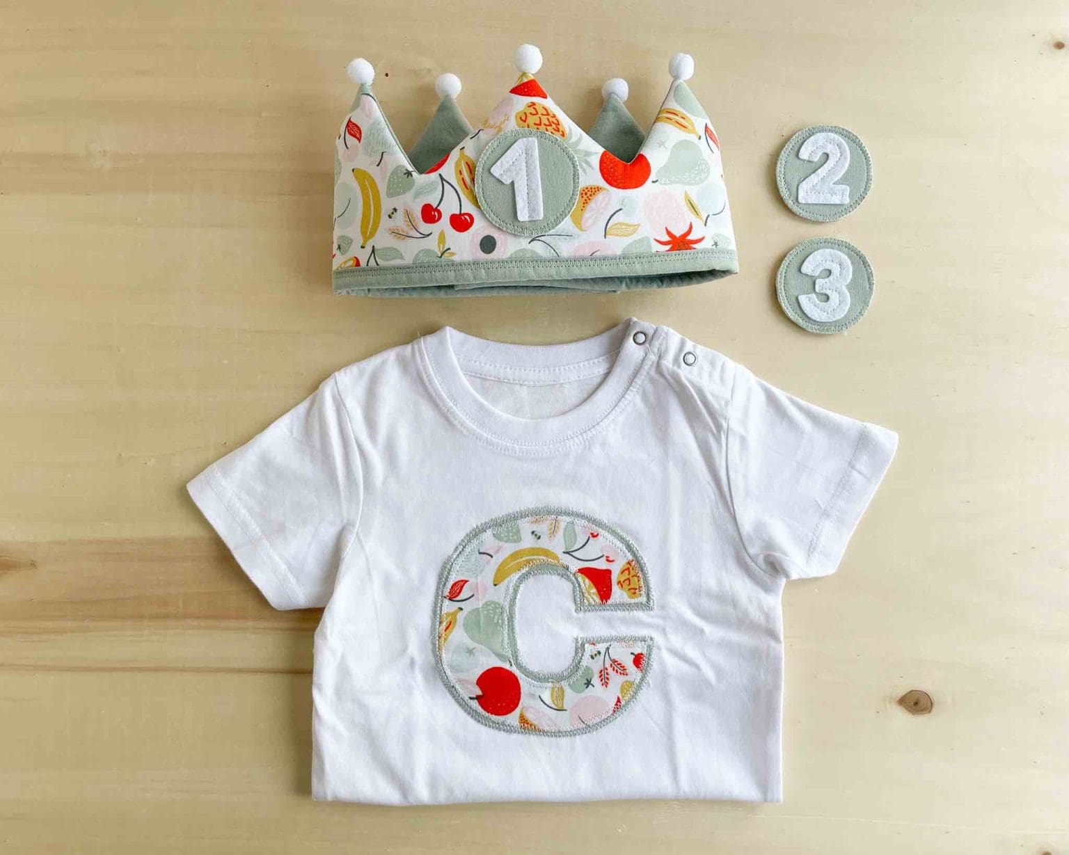 Corona + Camiseta Cumpleaños - Baby Eleven Handmade